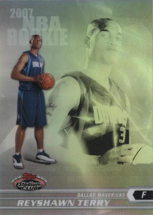 2007-08 Topps Stadium Club - NBA Rookie Reyshawn Terry #140 Chrome ...