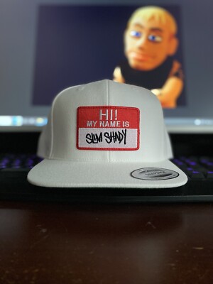 Ultra Rare Hi My Name Is Slim Shady Hat Snapback Eminem Fan Must Have ...