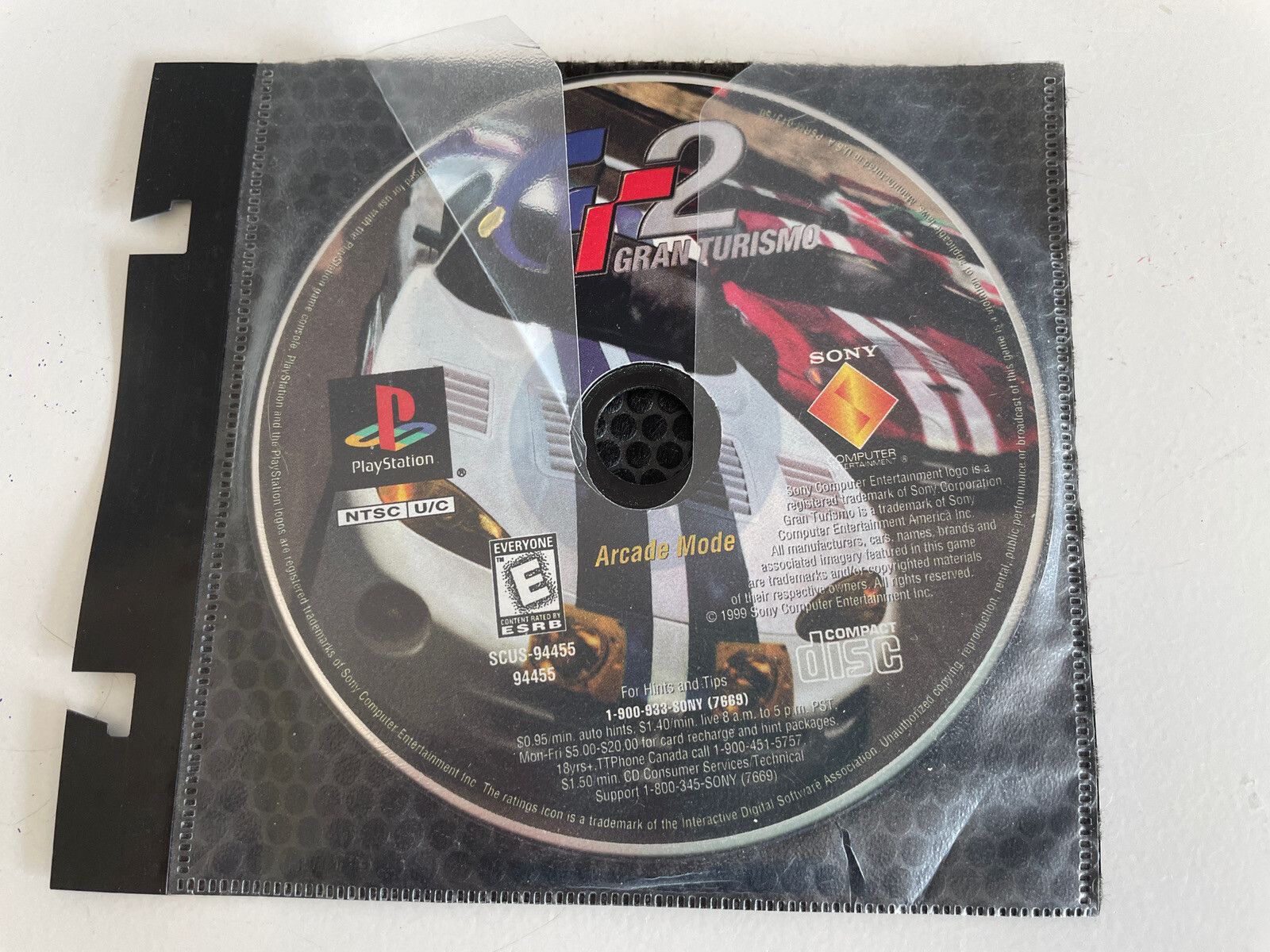 Gran Turismo 2 Arcade Mode Sony Playstation 1 ps1 Game Disc Only ...