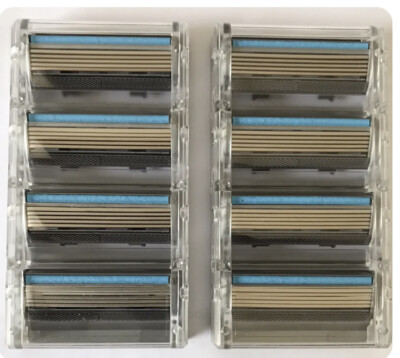 8x Cien Men Shark 5 Blade Razor Refill Blades - Lidl - (2x4=8 Blades) 2 ...