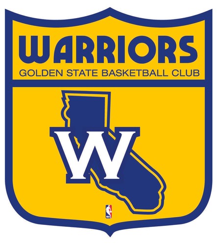 Golden State Warriors Shield Logo Vinyl Decal / Sticker 10 Sizes ...