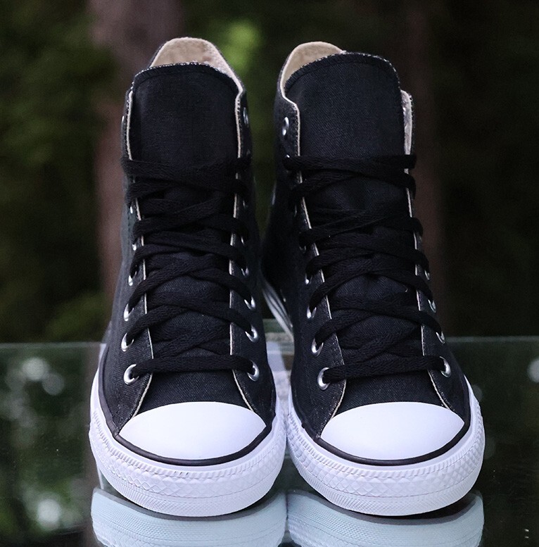 Converse Chuck Taylor All Star Hi Men’s Size 9 Black Charcoal Custom ...