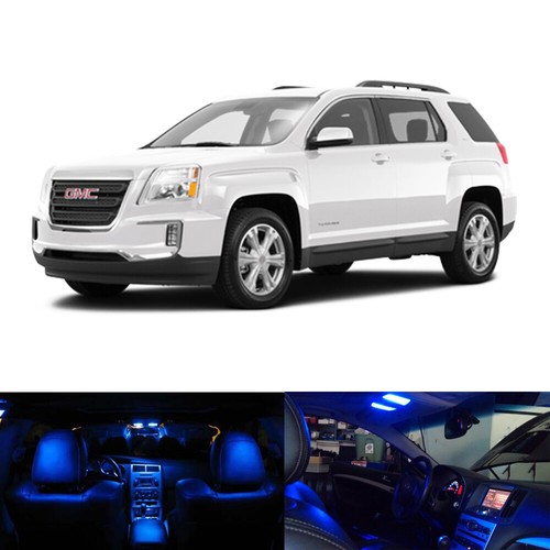 13 x Blue LED Interior Package Light Bulb for 2010-2015 2016 2017 GMC ...