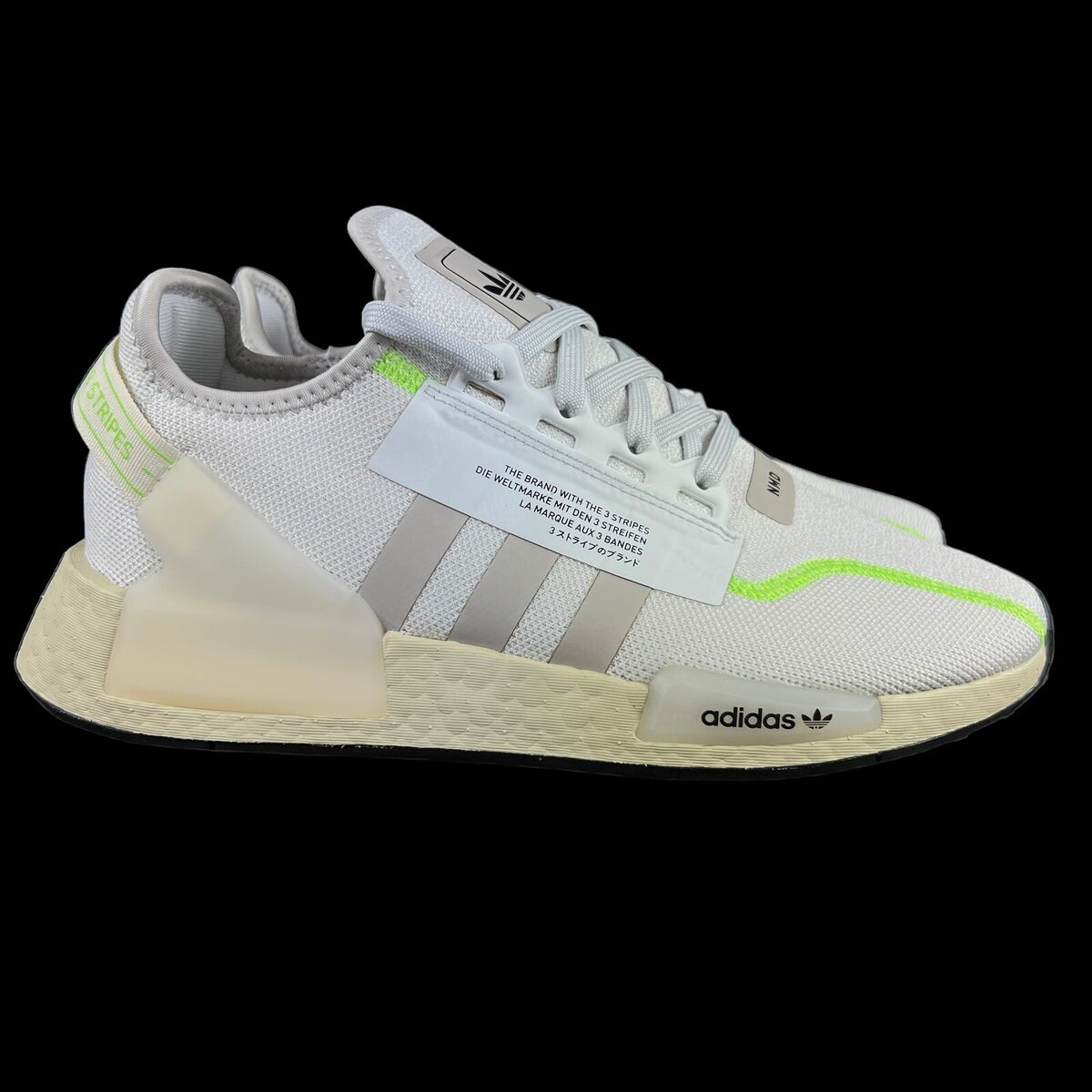 Adidas NMD_R1.V2 White Lime Green Shoes GY6165 Men's Sizes 9 Adidas NMD_R1.V2 White Lime Green Shoes GY6165 Men's Sizes 9
