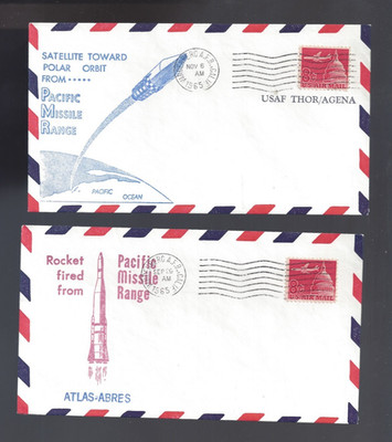 2 1965 Vandenberg AFB Calif Pacific Missile Range covers | eBay