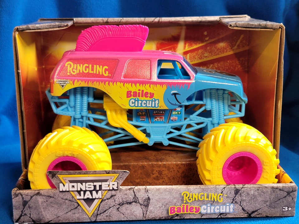 2025 RINGLING BAILEY CIRCUIT SPIN MASTER Monster Jam Truck 1:24th scale ...