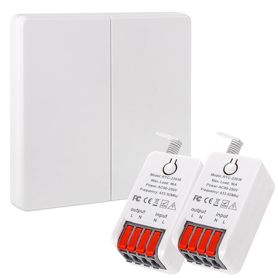 Wireless Light Switch Remote Lighting Control Multi-Switch Support System | eBay