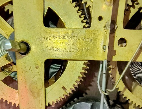 Earlier Model Sessions Cottage Assortment Clock 8 Day Time and Strike ...