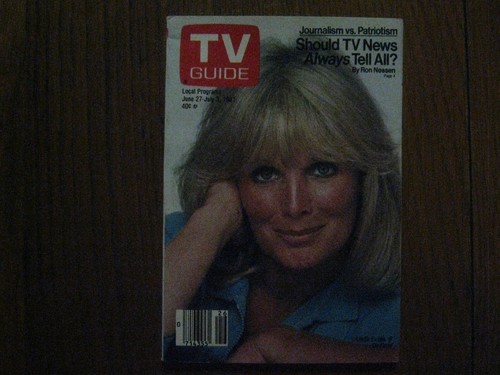 1981 TV Guide (LINDA EVANS/JOAN ROOT/ALAN ROOT/THE BIG VALLEY/MILLS ...