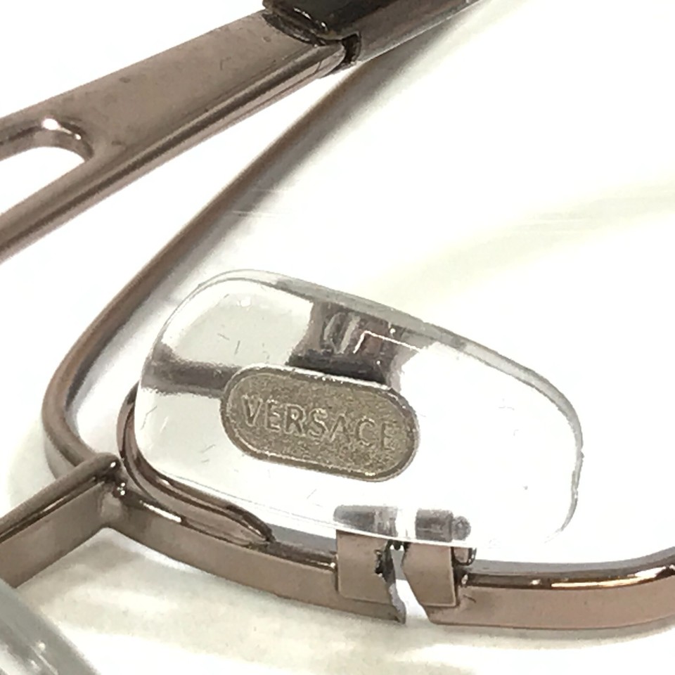 Versace Eyeglasses Frames MOD.1111 1013 Polished Brown Medusa Logos 49 ...