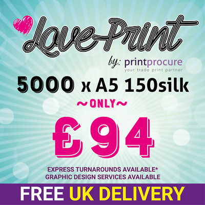 5000 A6 A5 A4 Flyers Leaflets Printed Full Colour Flyer Leaflet ...