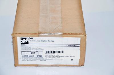 NEW 3M 80-0080-0640-7 5300 MOTOR LEAD PIGTAIL SPLICE KIT (LOT OF 3 ...