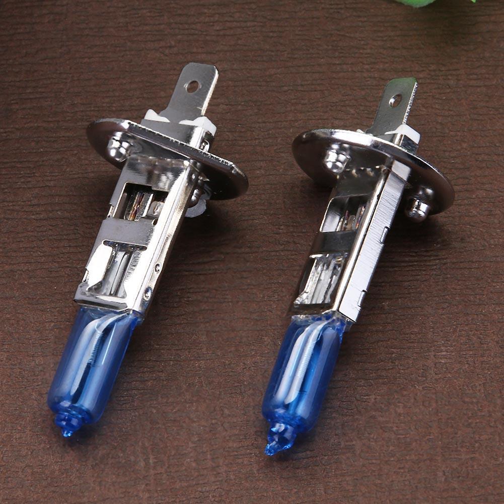 2pcs H1 12V 100W Blue Halogen Xenon Light Bulbs for Car Headlamp ...