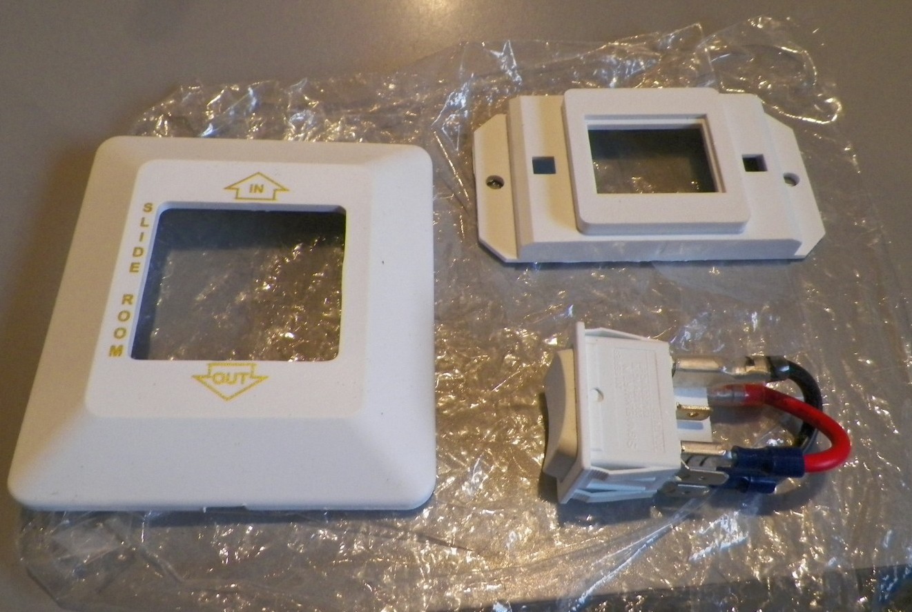 *NEW* Sigma 201 Momentary Slide Room Switch Kit 40A 12VDC White w/ Gold ...