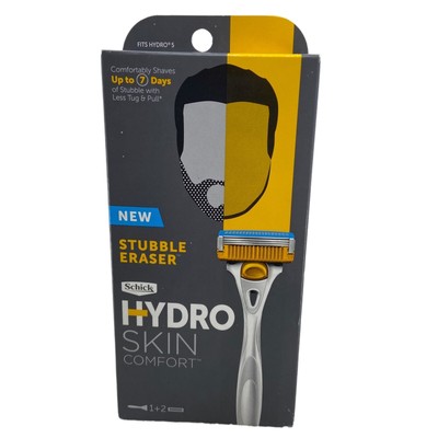 Schick HYDRO Skin Comfort Stubble Eraser Men’s Razor Blade W/ 2 Razor ...
