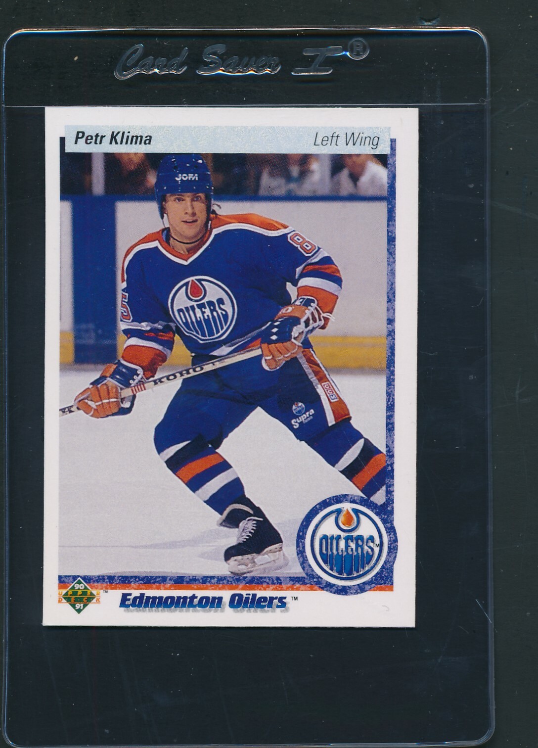 1990/91 Upper Deck #282 Petr Klima Oilers Signed Auto *D3211 | eBay