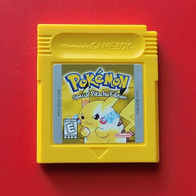 Pokemon Yellow Version: Special Pikachu Ed Game Boy Authentic New ...