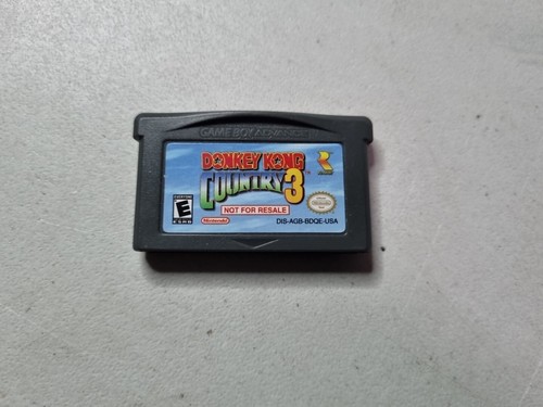 Not For Resale: Donkey Kong Country 3 (Nintendo Game Boy Advance ...