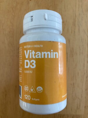 Better Way Health Vitamin D3 5000iu High Potency Support Bone Health ...