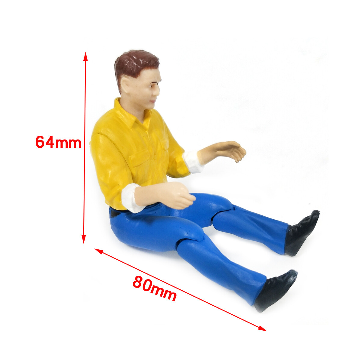 Cotainer Truck Driver Pilots Figure Statues Kids L64*W80 For RC Model ...