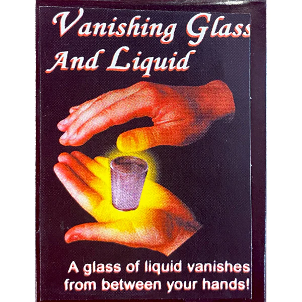 ROYAL VANISHING SHOT GLASS & LIQUID Magic Trick Vanish Hand Ball Pull ...