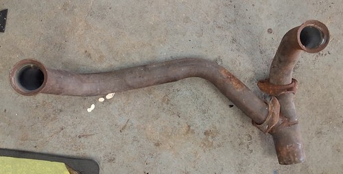 used 1968-1982 C3 CORVETTE OEM "Y" pipe exhaust clean nice straight 2 1 ...