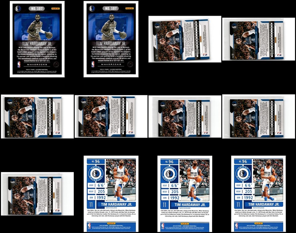 Tim Hardaway Jr. Dallas Mavericks (24) Card Lot - MUST-HAVE ITEM – ONLY ...