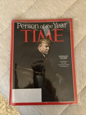 PRESIDENT DONALD TRUMP TIME MAGAZINE PERSON OF THE YEAR 12/19/2016 NO ...