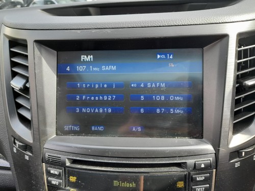 SUBARU LIBERTY POWER WINDOW SWITCH RH FRONT (MASTER SWITCH) MARKED A04 ...