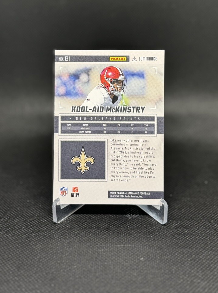 2024 Panini Luminance Football #131 Kool-Aid McKinstry (RC) | eBay