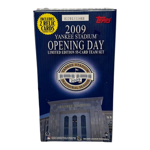 TOPPS 2009 YANKEE STADIUM OPENING DAY LIMITED EDITION 55-CARD TEAM SET ...