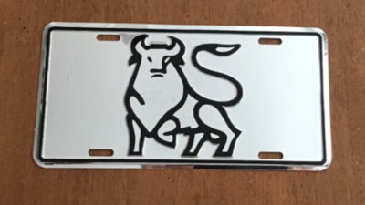 Bull License Plate Booster vintage Chicago USF rodeo University South ...