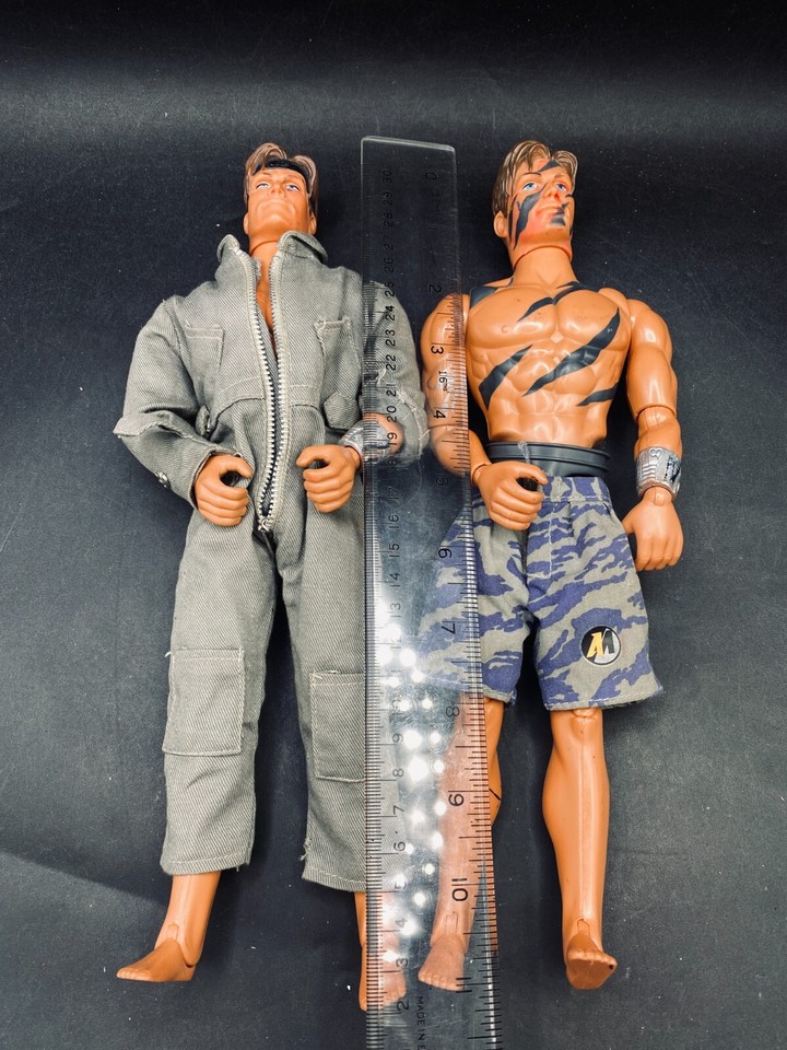 Action Man Figures x 2 Both with Fully Articulated Limbs 90's Cast ...