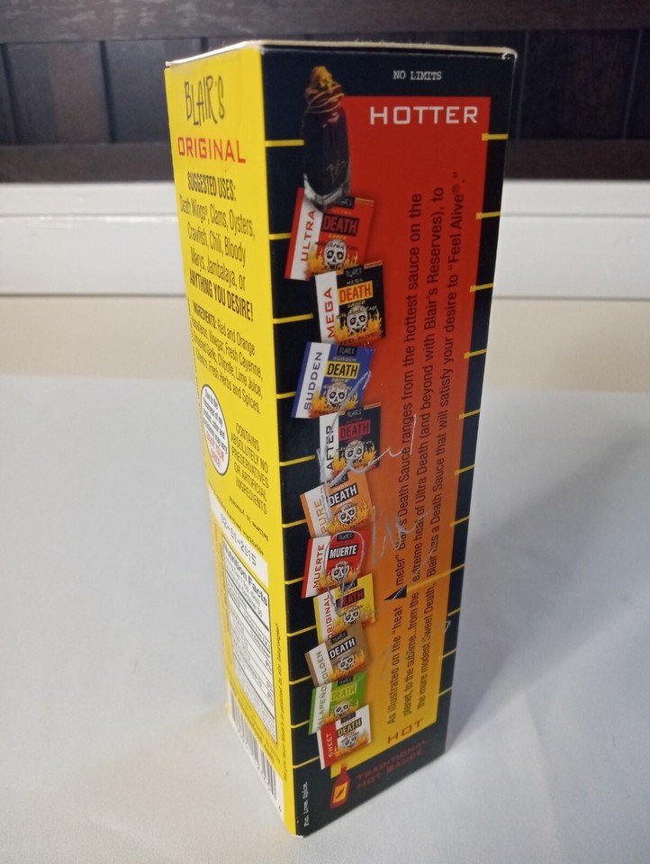 SIGNED Blair's Original Death Hot Sauce With Chipotle and Skull ...