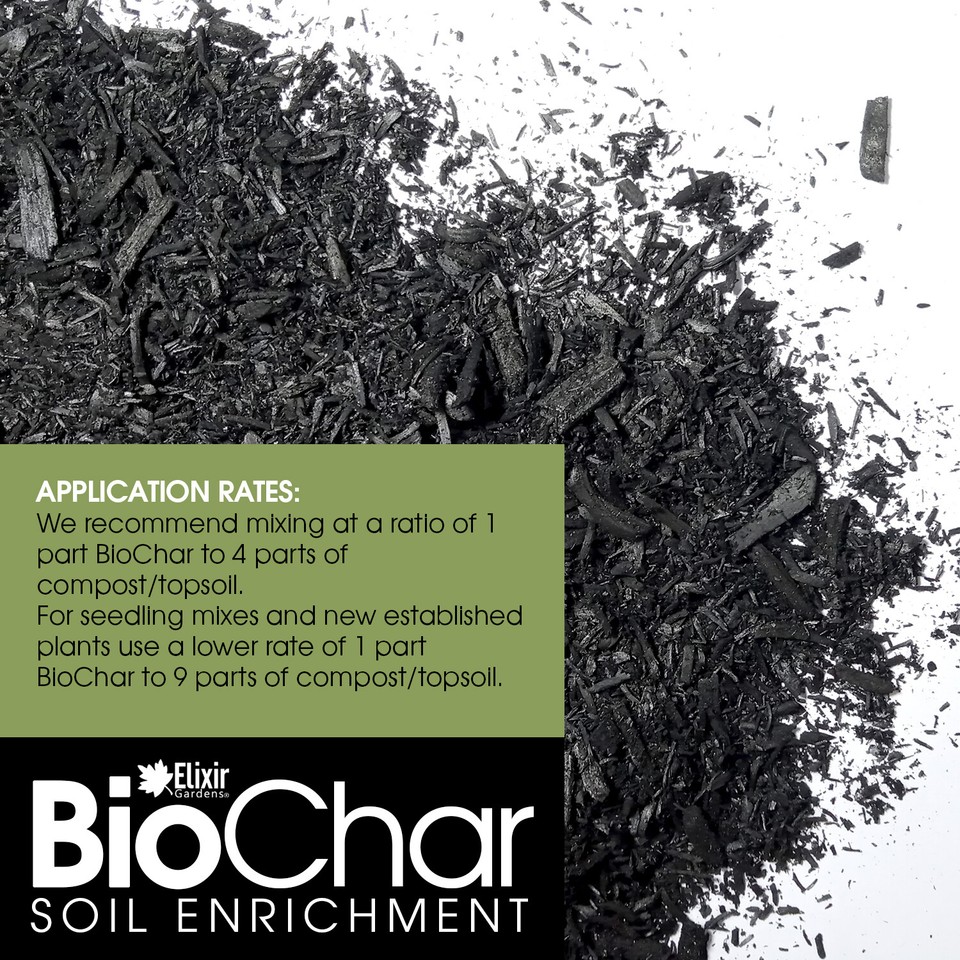 BioChar Organic Activated Charcoal Soil Conditioner/Compost Improver (0.5L-40L) | eBay UK