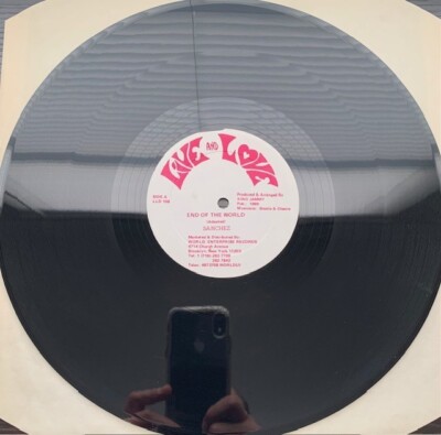 SANCHEZ-LIVE and LOVE LLD 108-END OF THE WORLD-VERSION-12" 1989 REGGAE ...