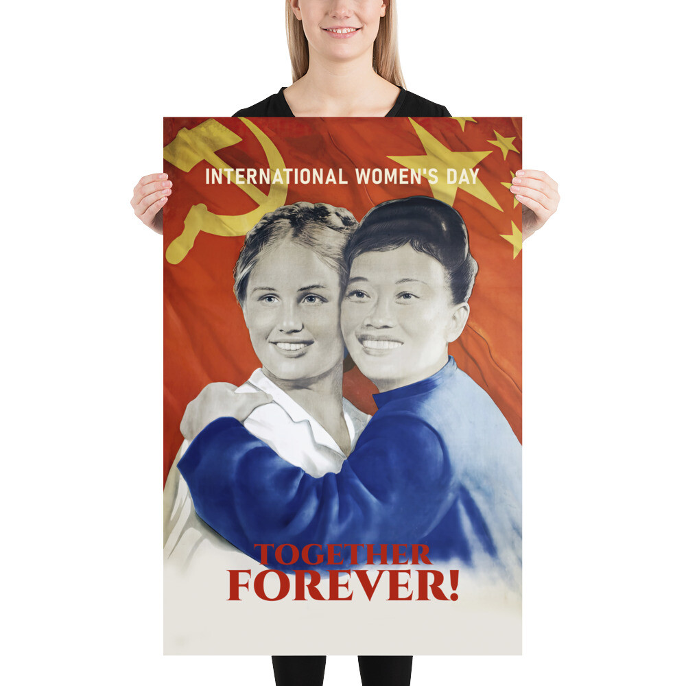 International Women's Day, March 8, USSR, 1970 — Soviet retro feminist ...