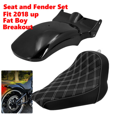 Short Rear Fender Seat Kit Fit For Harley Softail Breakout Fat Boy 2018 ...