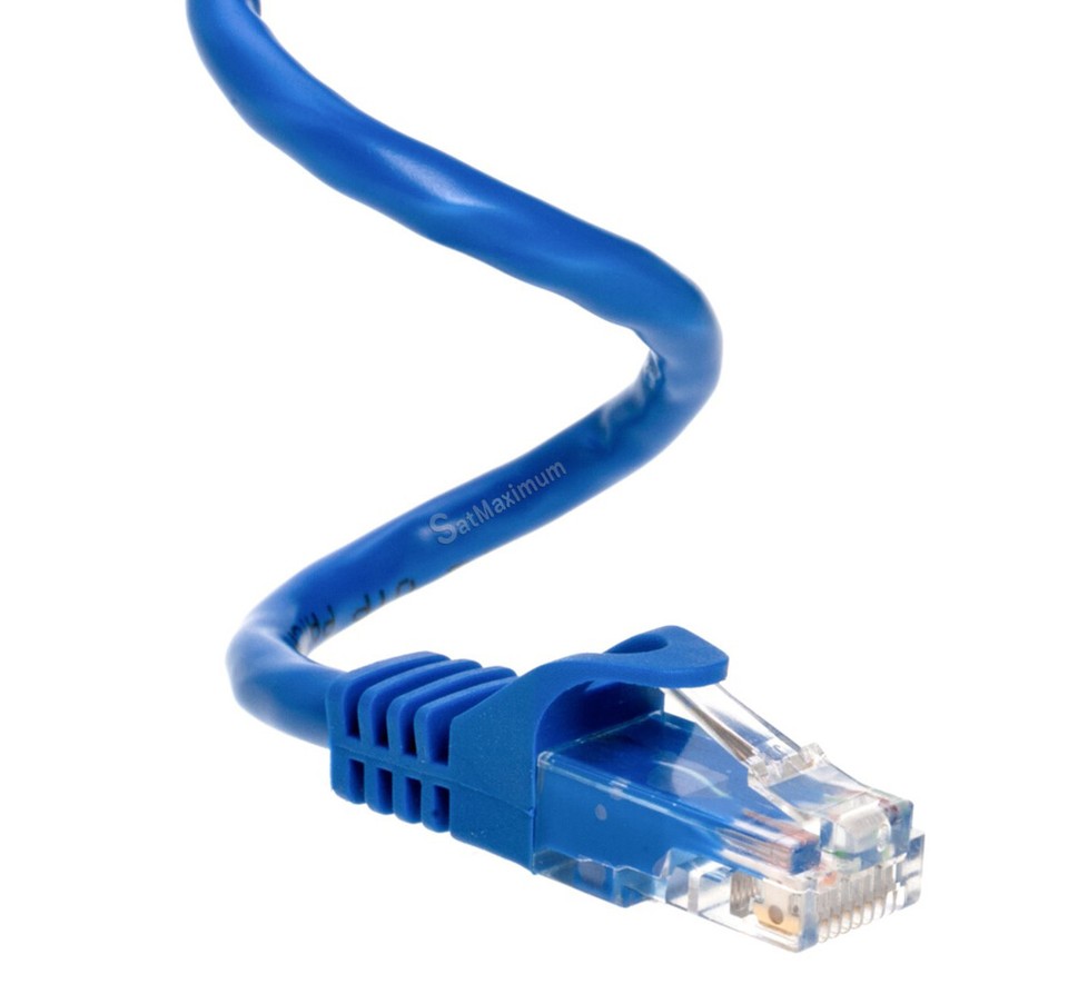 CAT5e Blue UTP Ethernet Patch Cord RJ45 Internet Network Wire 25FT ...