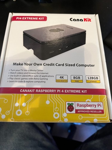 CanaKit Raspberry Pi 4 Extreme Kit (8GB RAM) and 64GB MicroSD card | eBay