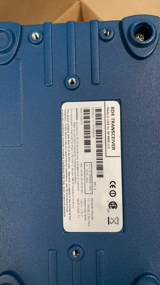 GE MDS SD4 Long Range IP Ethernet Model LF-6240SD4C | eBay