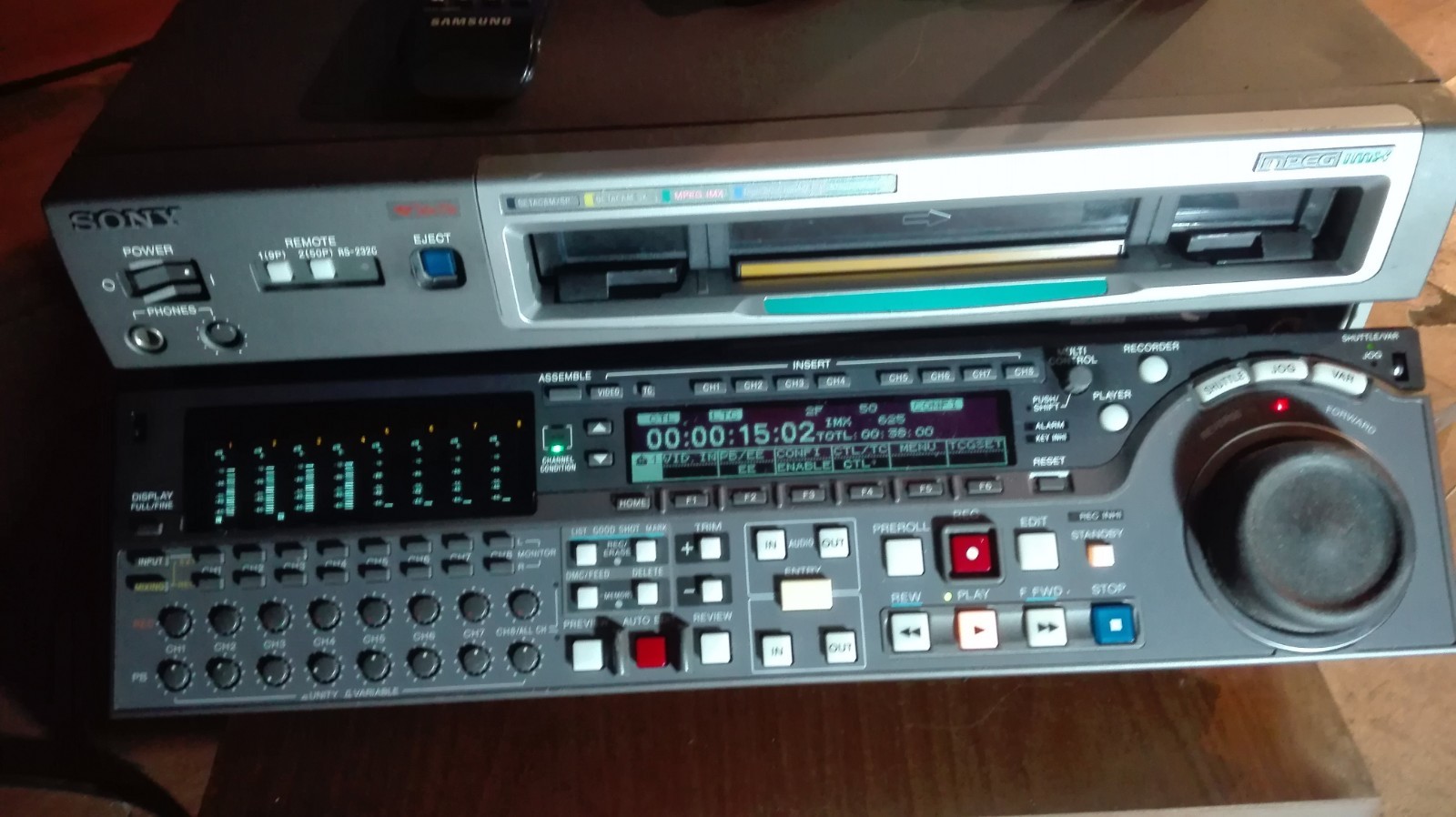 Sony-mpeg imx D2000 - Multiformat Recorder , IMX, Digibeta / H12: 726 ...