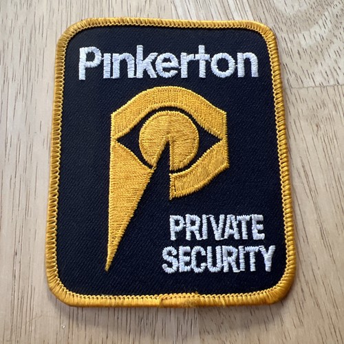 Pinkerton Private Security Patch | eBay
