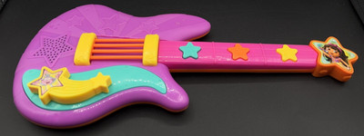 Mattel Dora The Explorer Singing Star Interactive Guitar Viacom 2012 ...