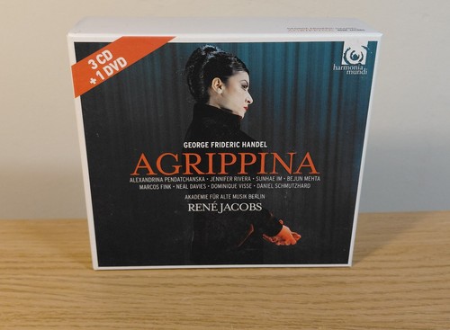 Handel Agrippina Rene Jacobs Harmonia Mundi 3 CD + DVD Box Set *LIKE ...