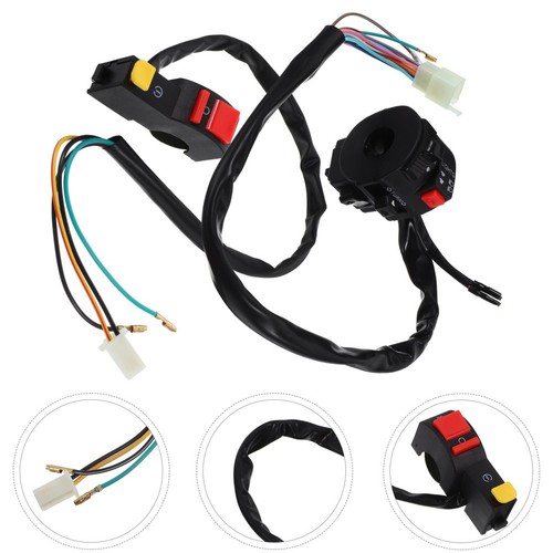 2 Pcs Push Button Switch Motorcycle Handlebar Accessory Accessories ...