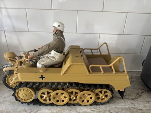 WW2 Afrikakorps 1/6 Scale German Kettenkrad Tracked Motorcycle W ...