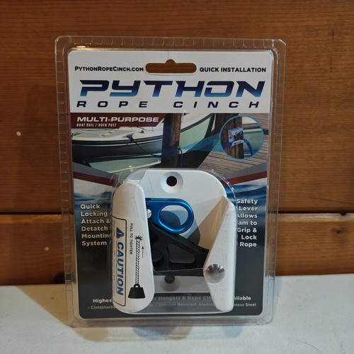New Python Rope Cinch Made USA Fits Up To 1.25" Pontoon Square Rail ...