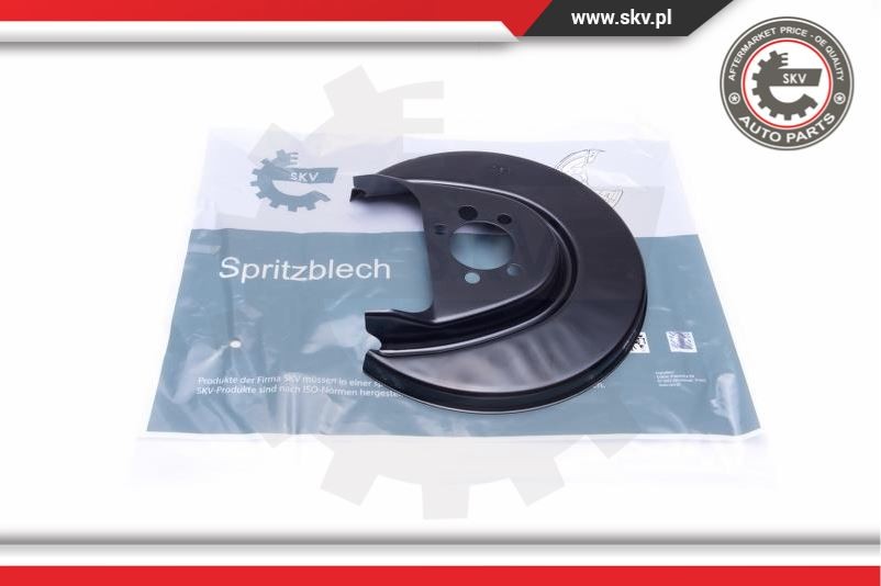 57SKV660 SPRITZBLECH BREMSSCHEIBE SKV GERMANY FÜR SKODA FABIA I,FABIA ...
