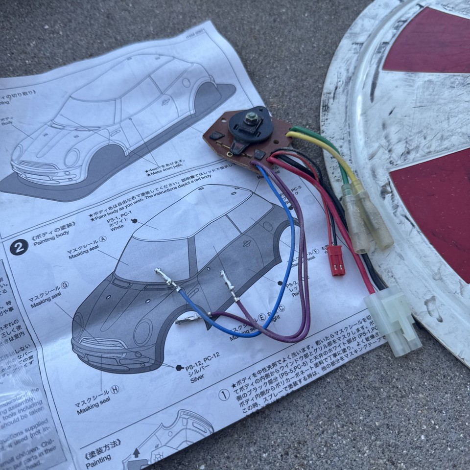 Tamiya BMW Rover Mini Cooper M03 M03L Chassis Remote And More Used ...